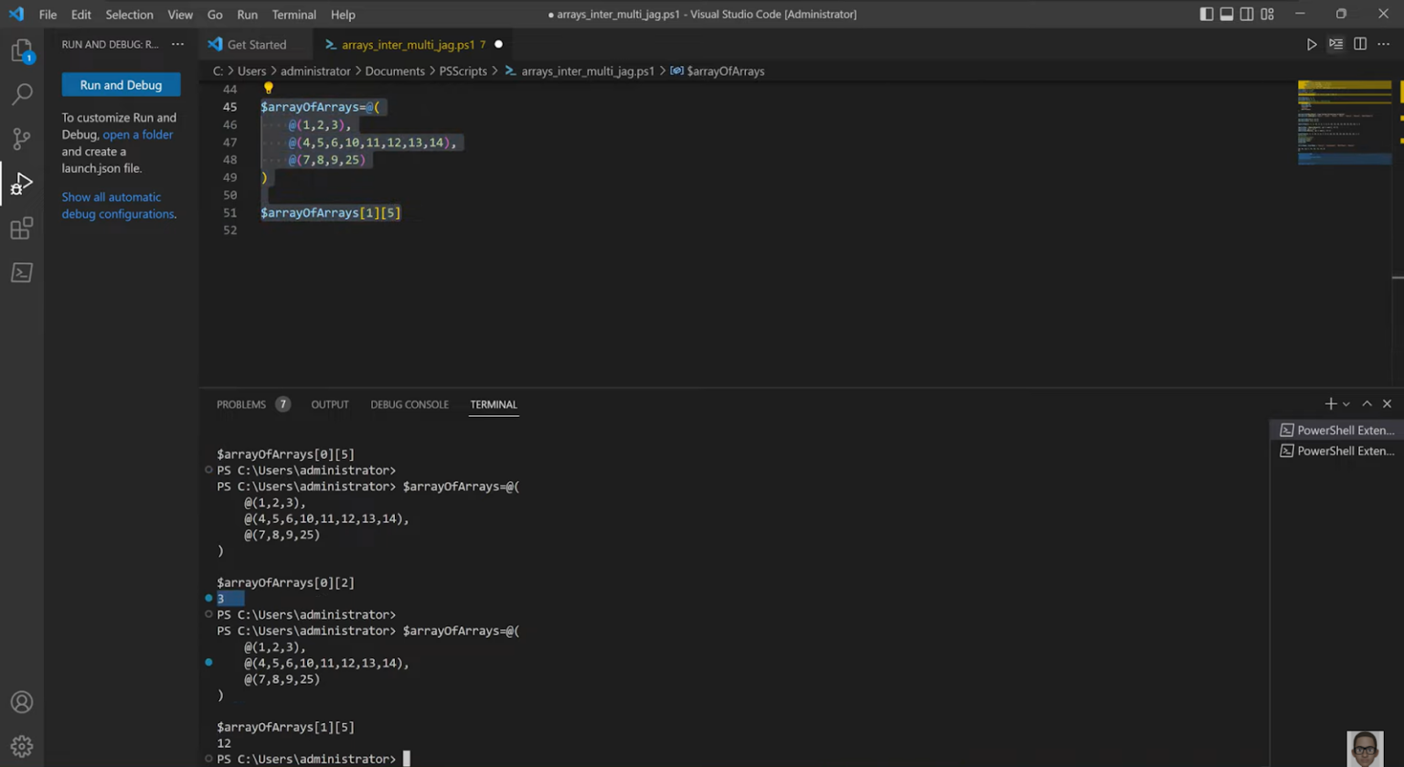 Powershell Multidimensional Array Practical Examples