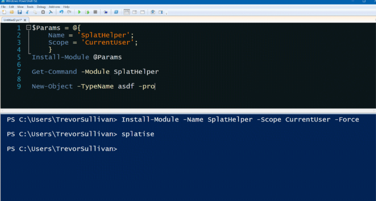 Powershell Splatting: Simplify Scripts